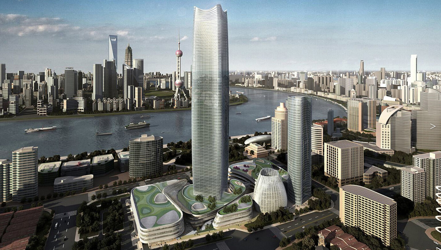The Story of an Image - SOM's Sinar Mas Plaza in Shanghai ...